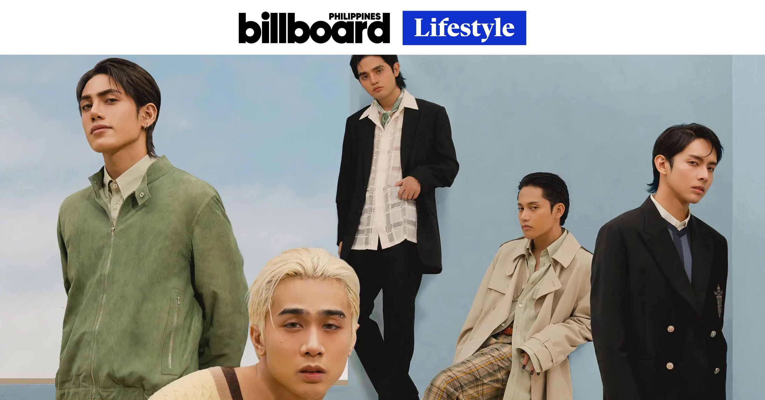 SB19 Grace The Cover Of VMAN SEA's Spring Fashion Issue