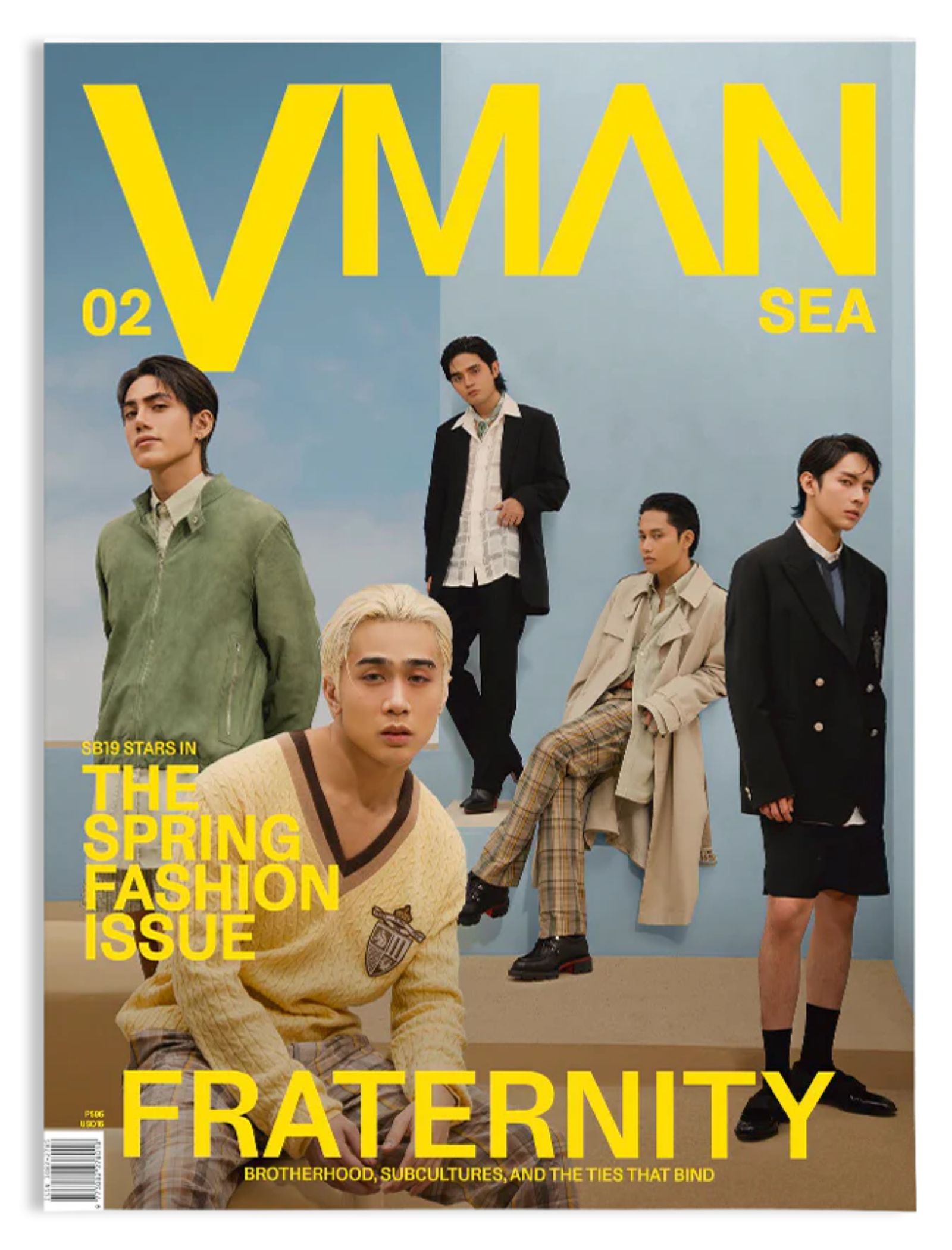 SB19 Grace The Cover Of VMAN SEA's Spring Fashion Issue