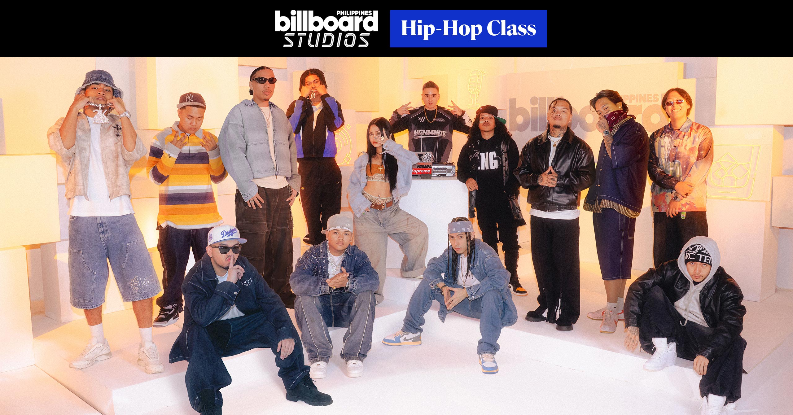 Hip-Hop Generations Collide To Take The Stage At Billboard Philippines Studios