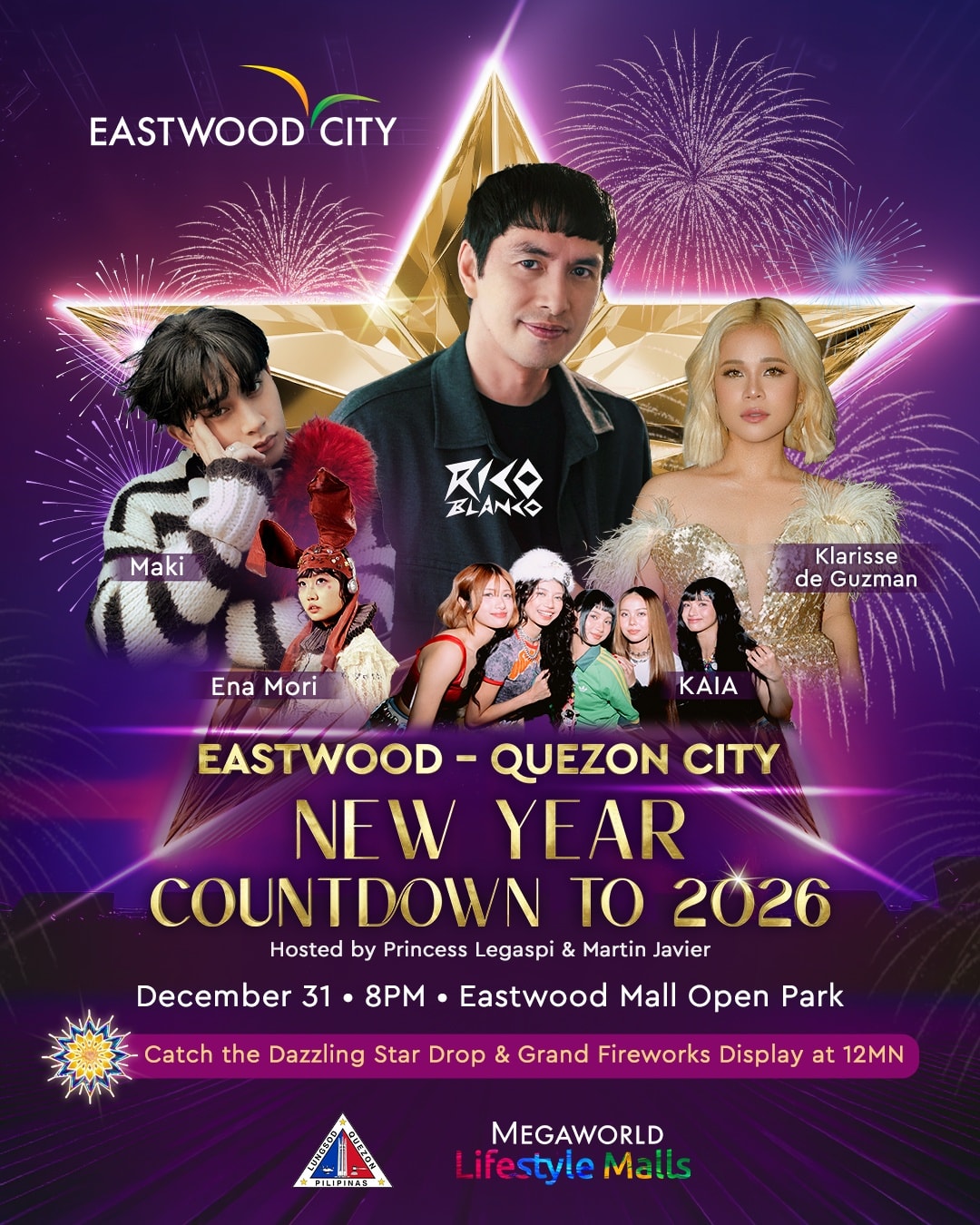 A Guide To 2025 New Year's Eve Countdown Shows In Manila
